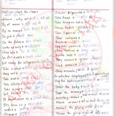 ENGLISH SPEAKING COURSE BEST HANDWRITTEN NOTES by Akku-Gyan Tak. - Akku ...